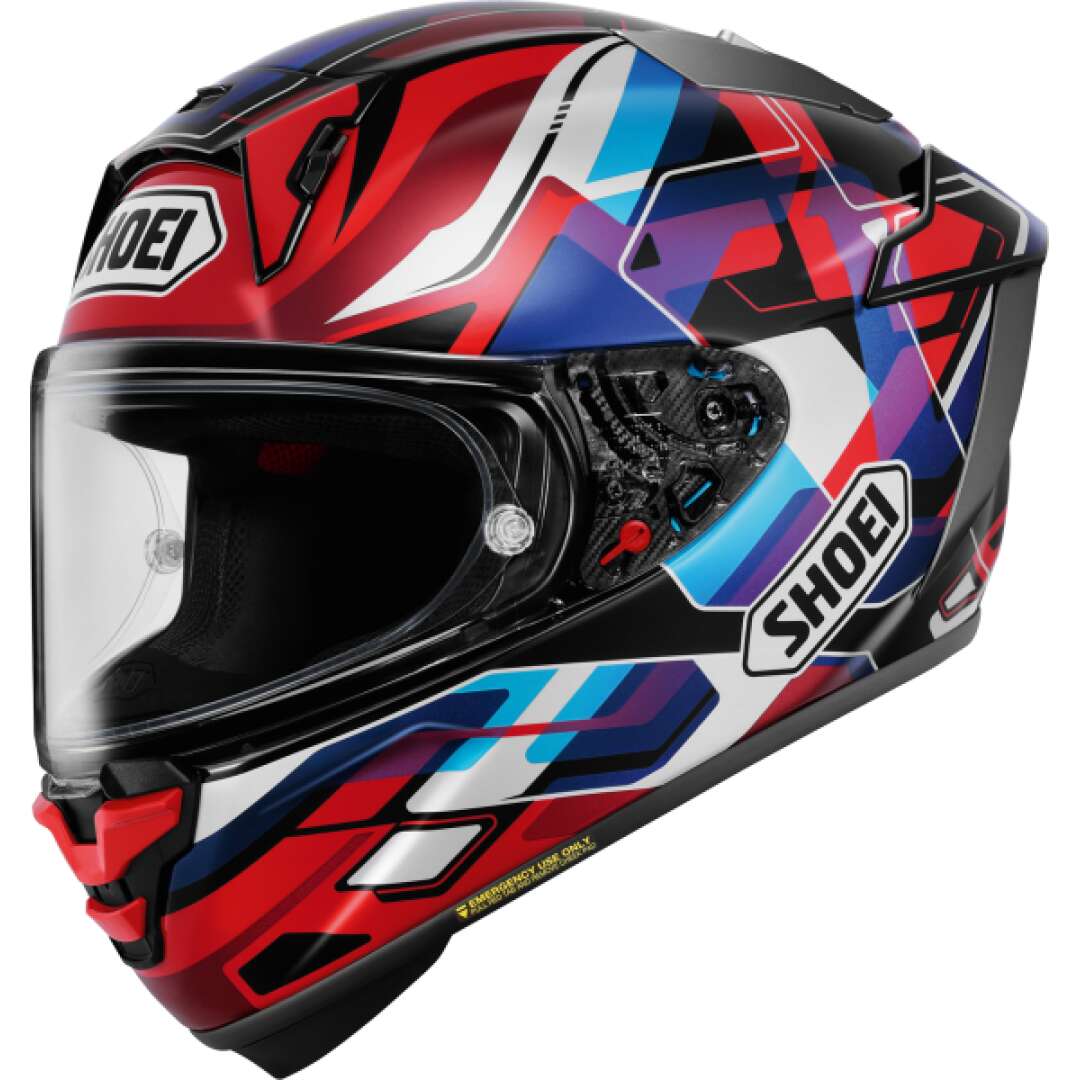 Shoei - X-SPR PRO VALION TC-10 ROT/WEIß/BLAU | Profil Hamburg